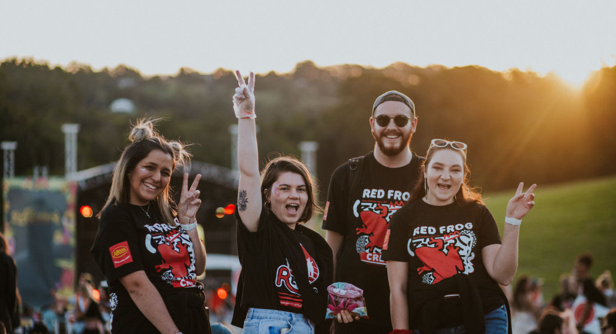 Info for Festival Volunteers - Red Frogs