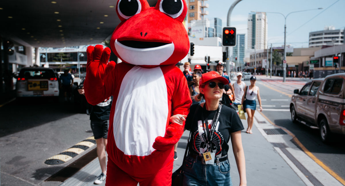 Follow the Frog - Red Frogs